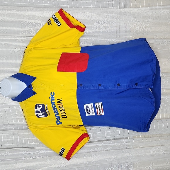 American Vintage | Shirts | Vintage Nascar Dick Simon Racing Duskin Racing Panasonic Logo Pit ...